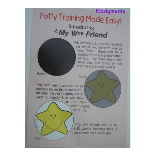 Potty Training Stickers - My Wee Friend Bug | Kiddymania